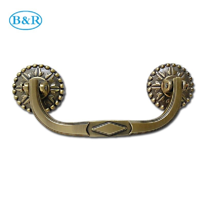 H031 Luxury Metal Coffin Handles For Coffin Casket Accessories 19×7.5 Cm