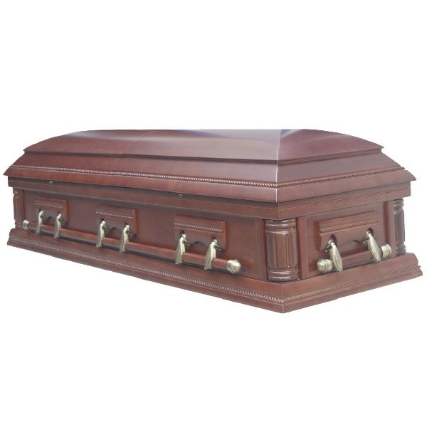 Custom Color Wooden Coffins With Medium - Density Fiberboard Material